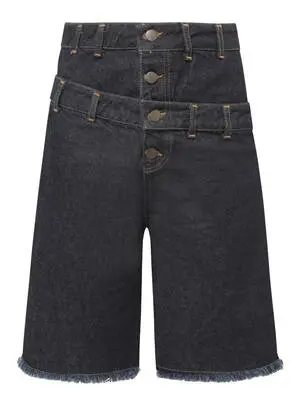 CÓTIER DENIM Collioure Denim Shorts - Blue