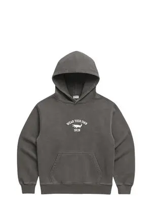 DONT EAT THE HOMIES Graphic Hoodie - Grey