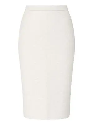 CONQUISTA Fitted Stretch Pencil Skirt - Yellow