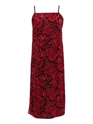 JANARA JONES Printed Chiffon Cami Top - Red/black