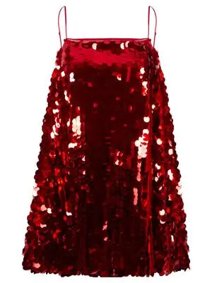 NALÈ Sequin Mini Dress - Red