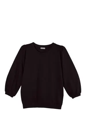 COVE Belle Puffed Sleeve Top - Black
