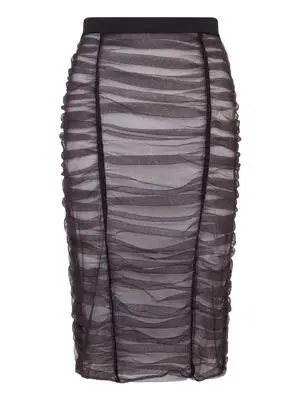 ROOM 24 Monica Midi Skirt - Black