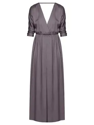 UNDRESS Cecilia Oversized Kimono Sleeve Maxi Dress - Grey