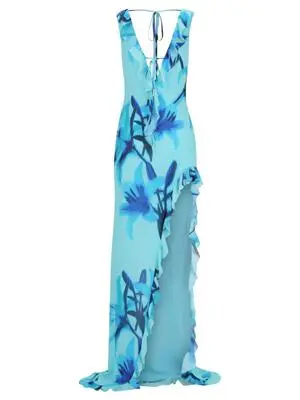 STUDIO LEXI Laguna Printed Maxi Dress - Blue
