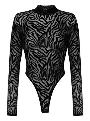 PERILLA Kylie Long Bodysuit - Black