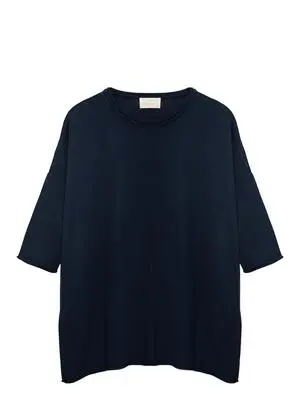 PERALUNA Helion Loose Fit Knit Jumper - Blue