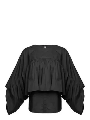 HELENE GALWAS Faride Blouse - Black