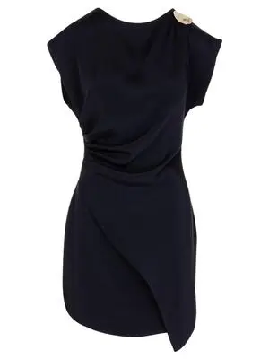 ETERNOIR Gilded Mini Dress - Black