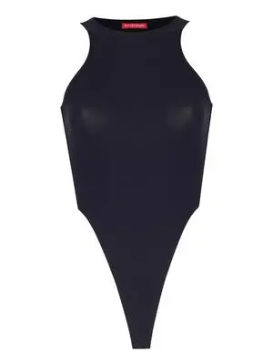 NO'DESIGN Back Cut-out Navy Bodysuit - Blue