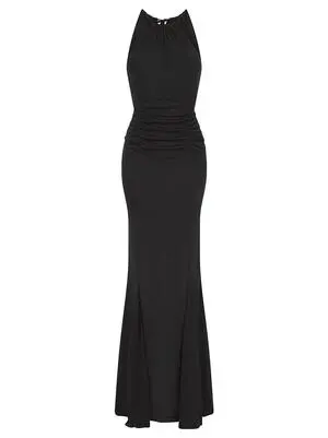 CELESTINE & MAE Plume Maxi Dress - Black