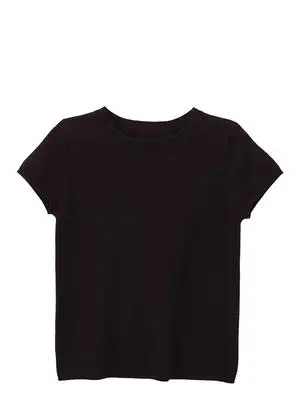 COVE Lillie Cashmere Tee - Black