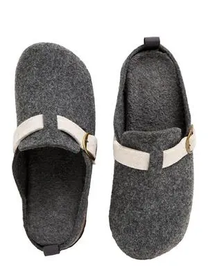 PRETTY YOU Jordan Mule Slippers - Grey
