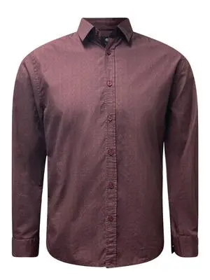 VUSTRA Maple Grove Print Button-down Shirt - White