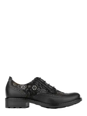 EMBASSY LONDON USA Camden Emboss Oxford - Black