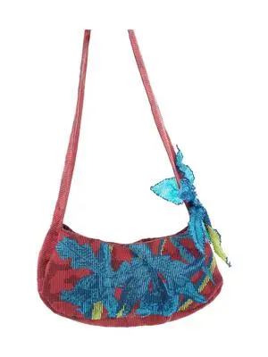 MANUELA CABRALES Cattleya Trianae Beaded Bag