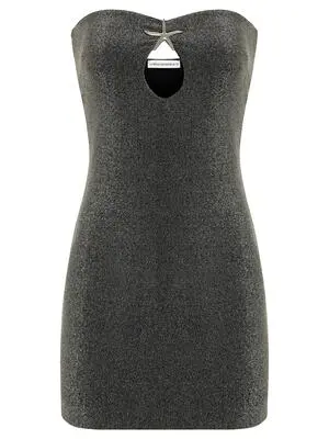 SOIRÉE MIAMI BEACH Sofia Lurex Mini Dress - Black