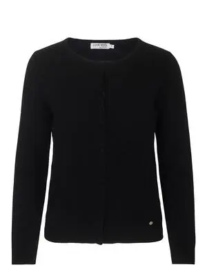 TIRILLM Emilie Basic Cashmere Cardigan - Black