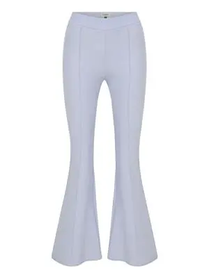 THISISU COLLECTION High-waisted Bell-bottom Trousers - Blue