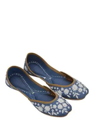 PODE Indigo Wildflower Flats - Blue