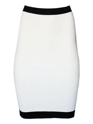 TOUCH BY ADRIANA CAROLINA Chloe Knit Skirt - White