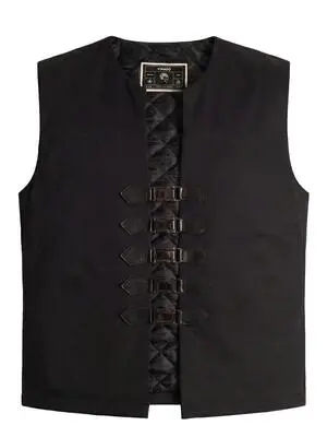 VIRAGO Umbra Buckled Vest - Black
