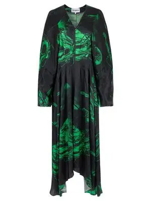 KLEMENTS Virginia Alien Print Dress - Green