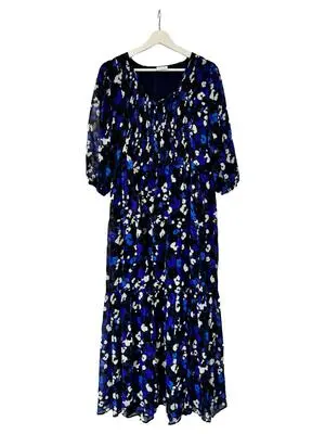 MERCY DELTA Romsey Tiered Dress - Blue