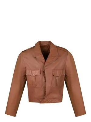 ZASTASTUDIO Enticer Leather Jacket - Brown