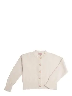 PORRIDGE KNITWEAR Alpaca Gerry Cardigan - White