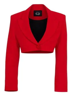 VAZAF Structured Cropped Blazer