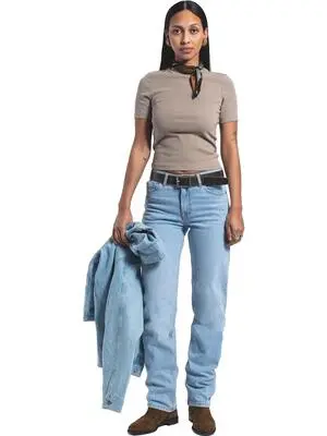 DR. DENIM Arch Mid Straight Jeans - Blue