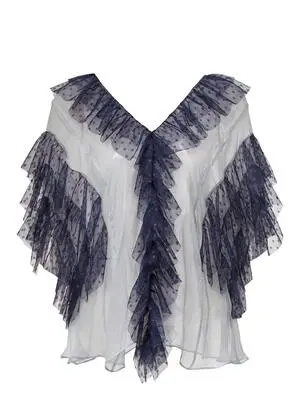 BY MOUMI Margot Blouse - Blue/grey