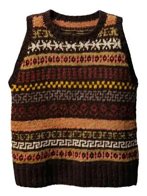 CHARKHA & LOOM Woodpecker Lahauli Vest