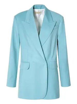 AGGI BY HALEWSKI Oversized Blazer - Blue