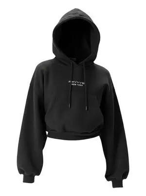 REVYVE ACTIVE Hooded Fleece Pullover - Black