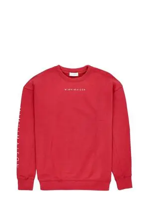 MIMHÍ MAISON Elle Crewneck Sweatshirt - Red