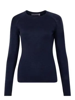 PAUL JAMES KNITWEAR Merino Activewear Training Top - Blue