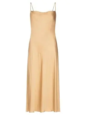 ROSES ARE RED Neutrals The Midi Slipdress - Gold