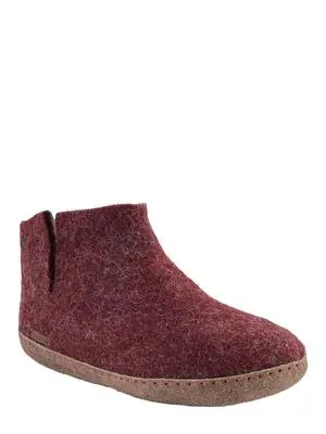 BETTERFELT Classic Pull-on Boot With Suede Sole - Red