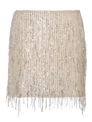 ANSE VICTORIN Venus Mini Skirt - Silver
