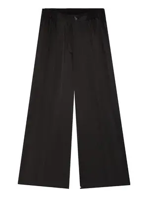 THE SUMMER EDIT Lexi Sports Luxe Silk Trouser - Black