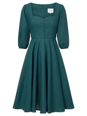 GAÂLA Bardetta Midi Dress - Green