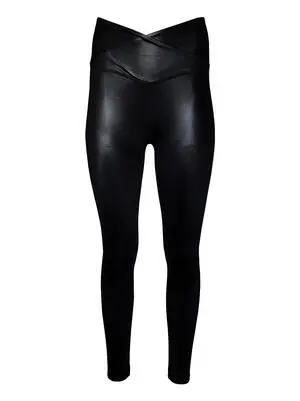 TOUCH BY ADRIANA CAROLINA Crisscross Leggings - Black