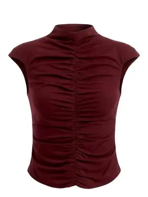 AGGI BY HALEWSKI Rita Blouse - Red