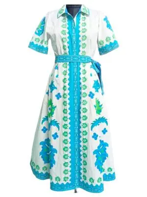ISLAPAYAL Chelsea Shirt Dress - White