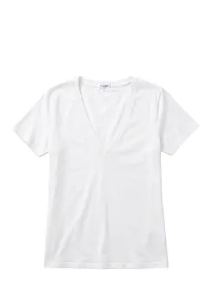 NOEND Supima Cotton Plunge V-Neck Tee