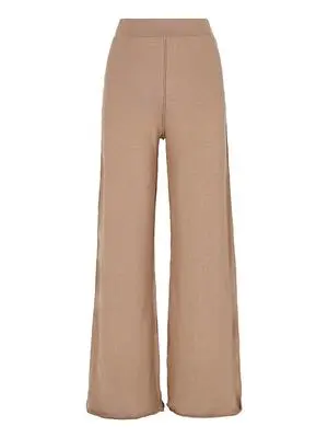 MANDRAGORA Cotton Straight Leg Trousers - Brown