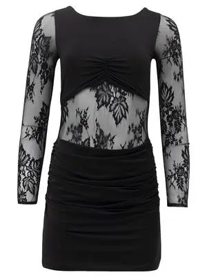 FOREVER YOUNG THE LABEL Valerie Mini Lace Dress