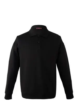 DAVID WEJ Alexander Polo Sweat Shirt - Black